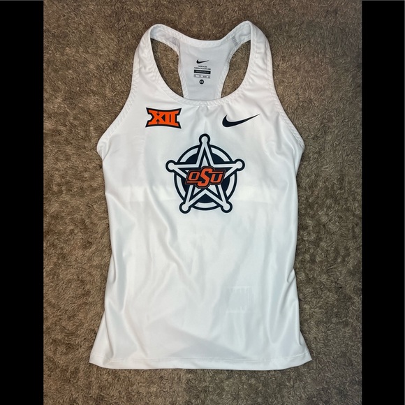 Nike | Tops | Nike Pro Elite Osu Pokes Usa Women Track Field Singlet Sz ...